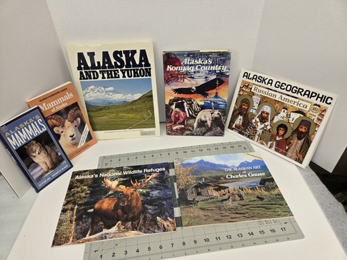 Lot 7 Alaska Books – Wildlife Mammals Art Culture Yukon Russian America ...
