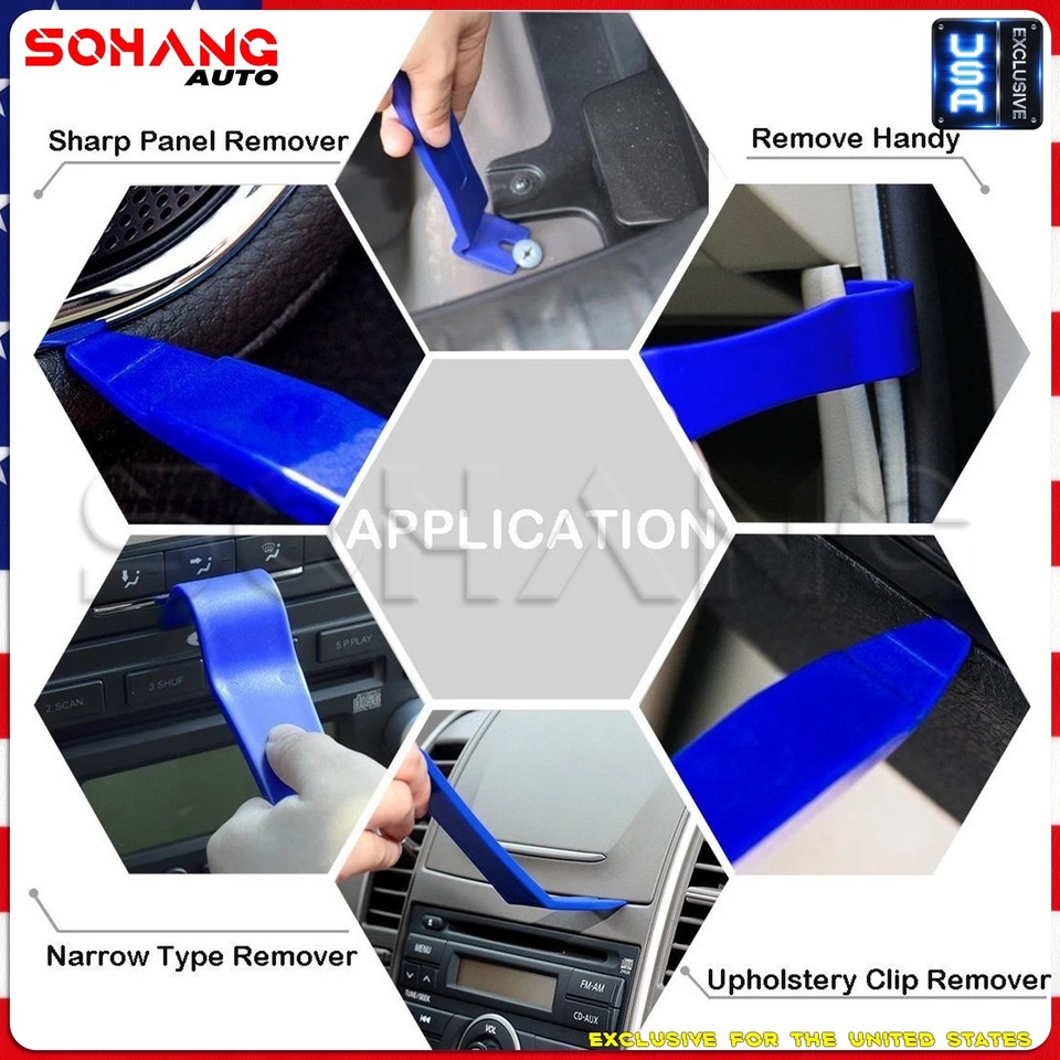 SoHang | 5pcs Auto Trim Removal Tool Set Clip Panel Fastener Pry Tools ...