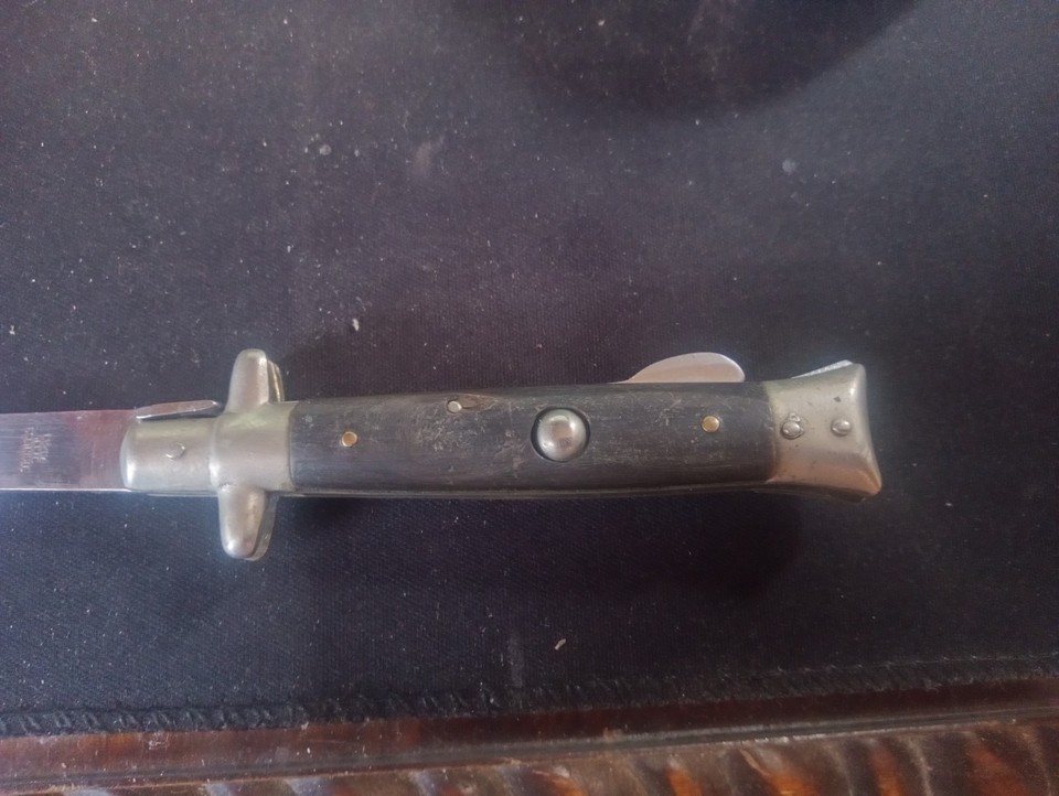 Vintage Valor 587-T Manual Opening Folding Knife, Backlock False Button ...