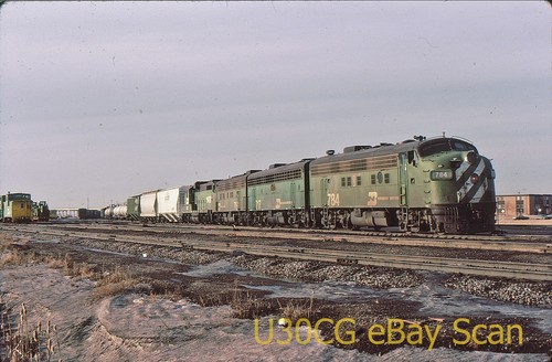M Original Slide - BN Burlington Northern F9A 784 Fargo ND 1981 | eBay