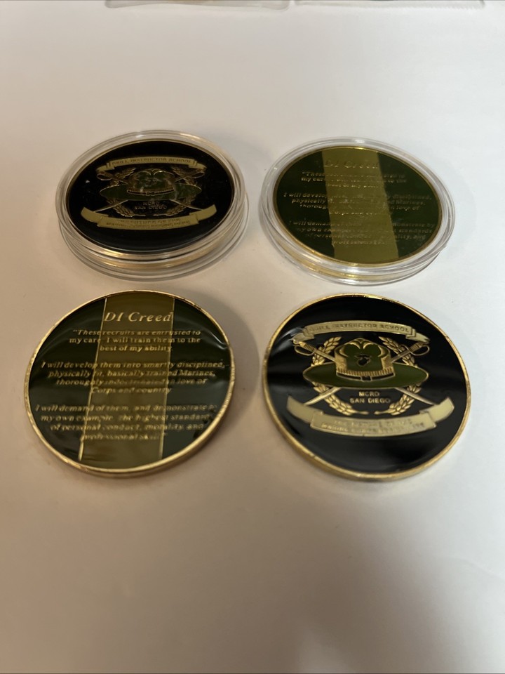 Coin United States Marine Corps Drill Instructor School DI Creed | eBay