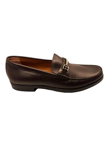 Bally Simpler 6230242 Men's Chocolate Calf Plain Leather Loafers MSRP ...