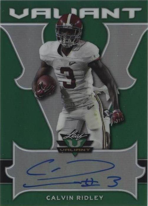 2018 Leaf Valiant - Calvin Ridley #BA-CR1 Green /60 (AU, RC) for sale ...