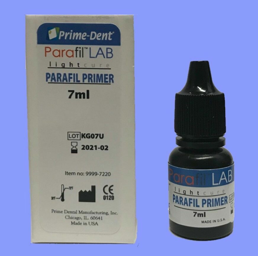 Prime - Dent Dental Parafil Lab Metal Primer 7ml Bottle Bonding Agent ...