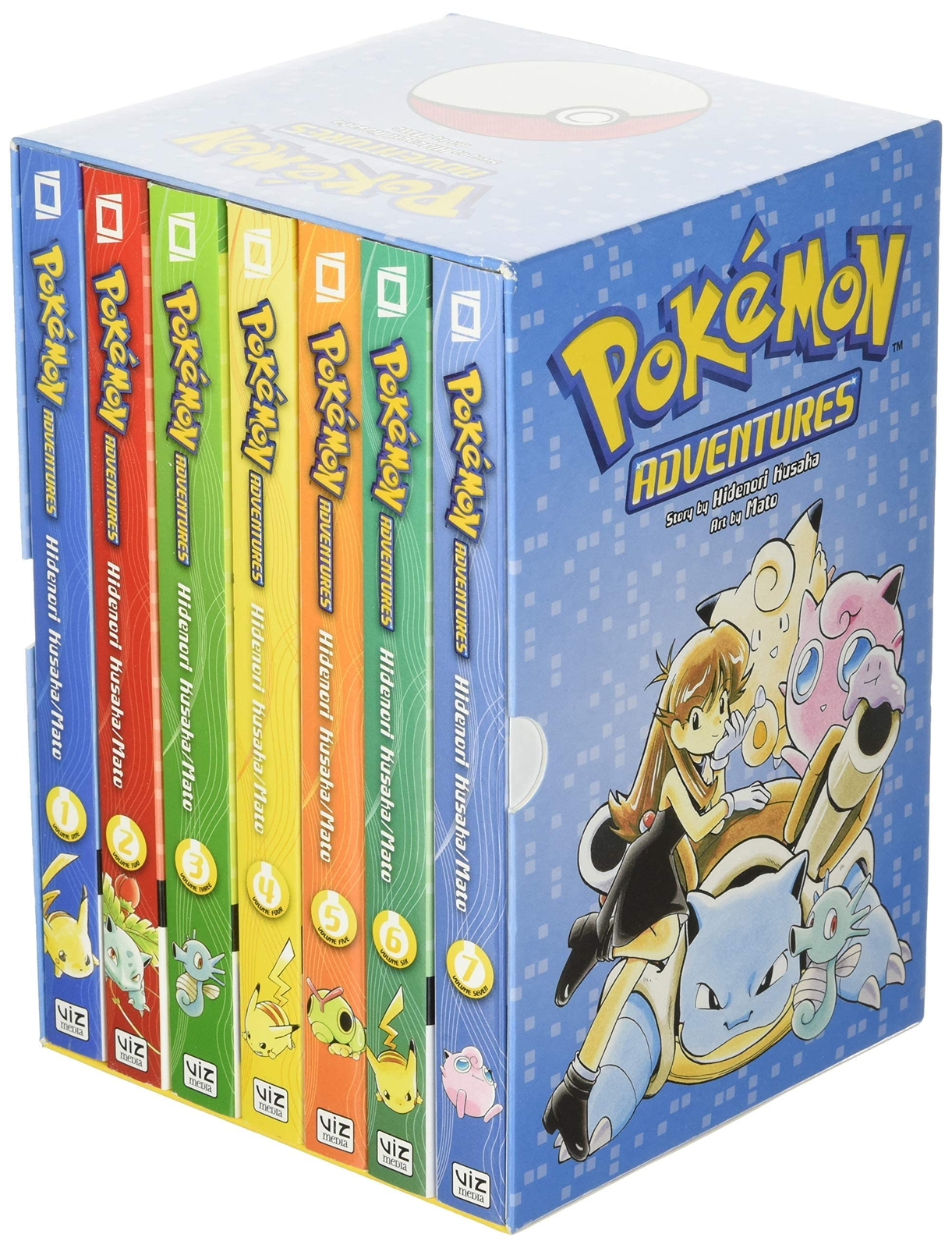 Pokemon Adventures Red & Blue Box Set (Set Includes Vols 1-7) by ...