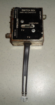 ~Vintage TV/Computer Switch Box CA010112 300 OHM 75 OHM for Atari 2600 ...