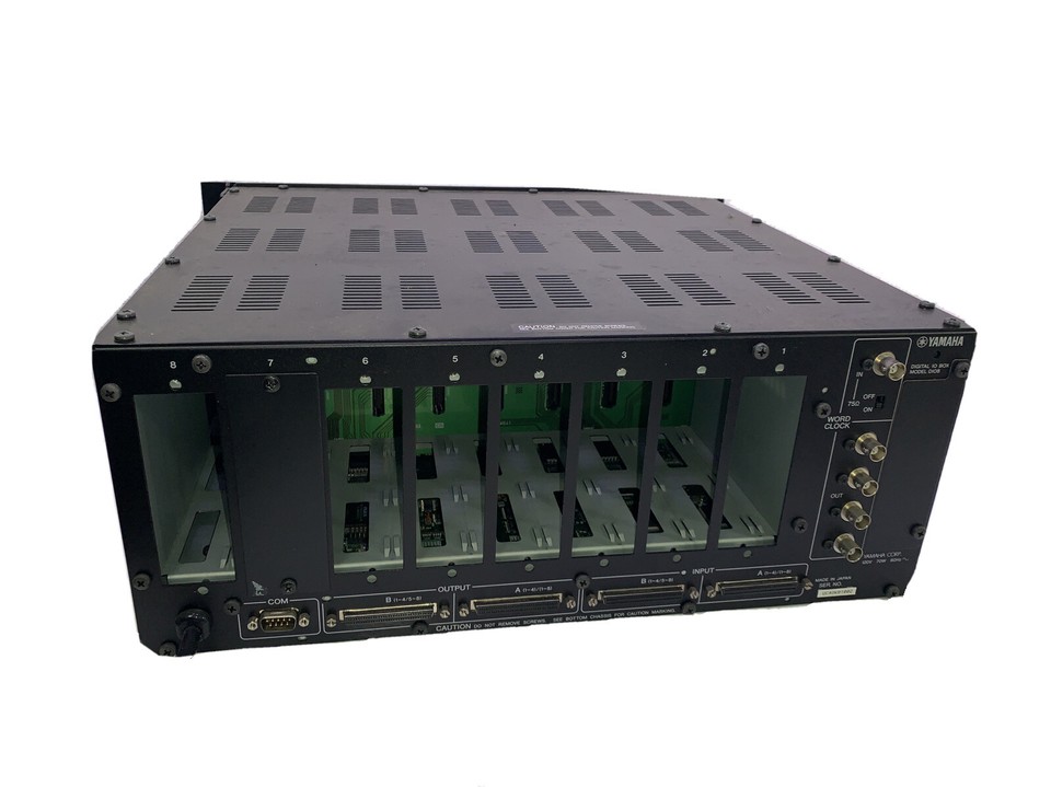 Yamaha DIO 8 Digital IO Box with Power Cable, No Input/Output Cards ...