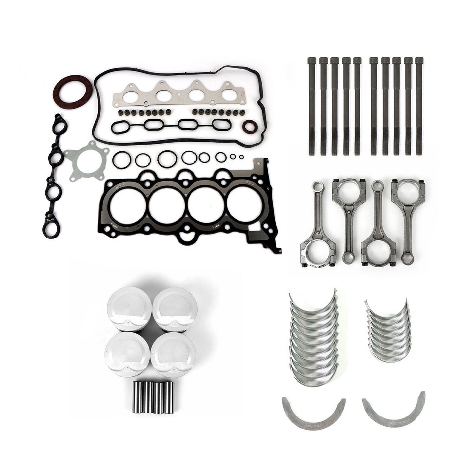G4FA Piston & ConRod & Cylinder Gasket Kit & Bearing Set For Hyundai ...