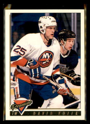 1993-94 Topps Premier Gold #371 David Volek Set Break | eBay