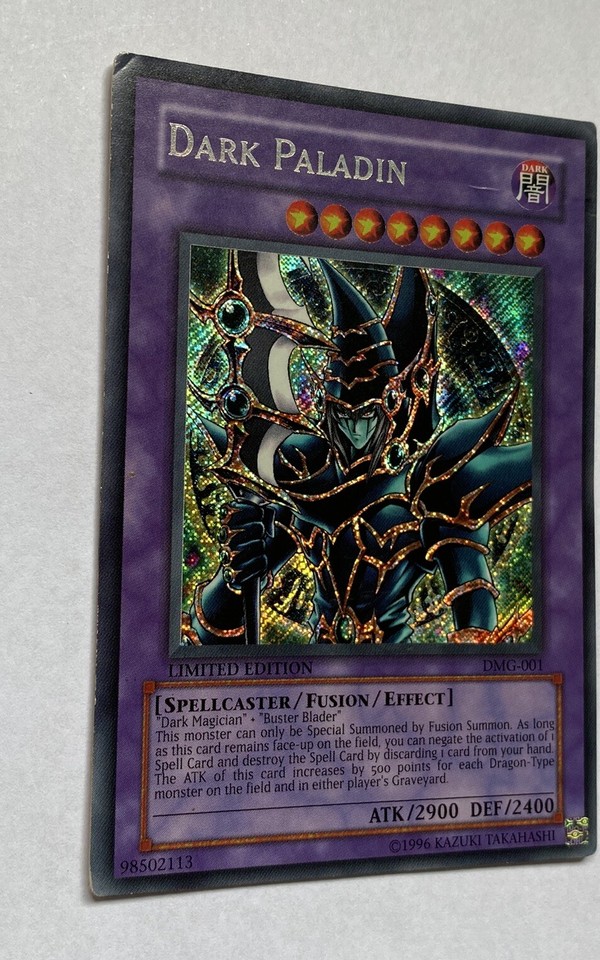 Yugioh Dark Paladin DMG-001 Secret Rare Limited Edition Sealed Promo ...