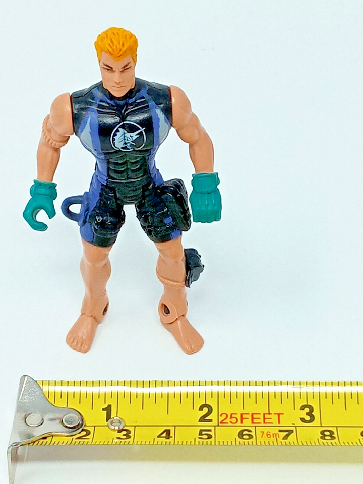 Chap Mei 4" Scuba Diver Action Figure blonde hair Swordfish wetsuit | eBay