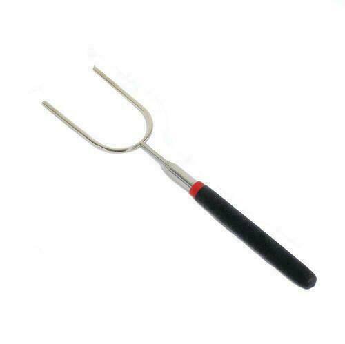 4 pack Stainless Steel Telescoping Fork 9.5" to 34" Campfire Roasting ...