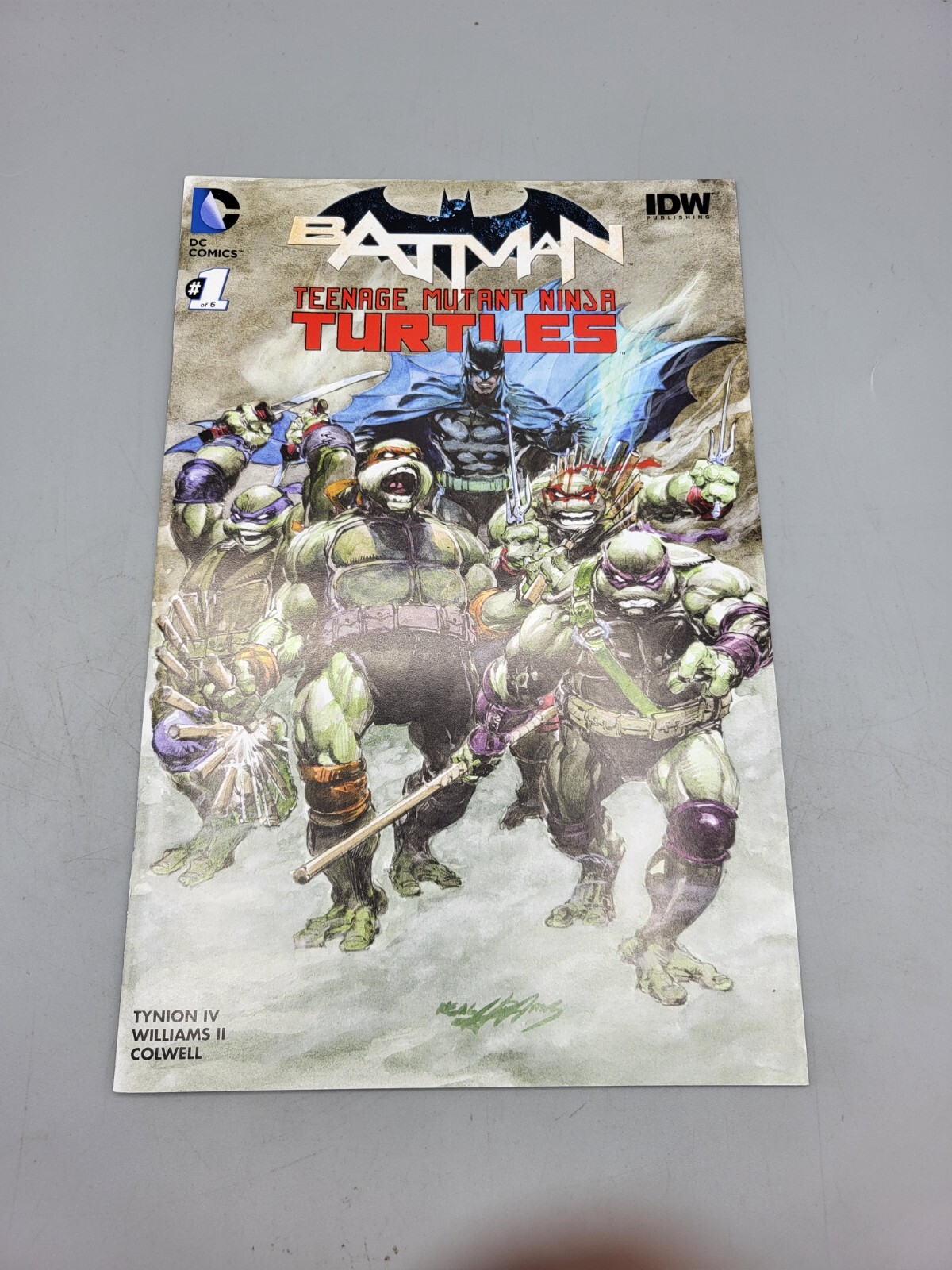 Batman Teenage Mutant Ninja Turtles #1 Neal Adams Variant Cover DC ...