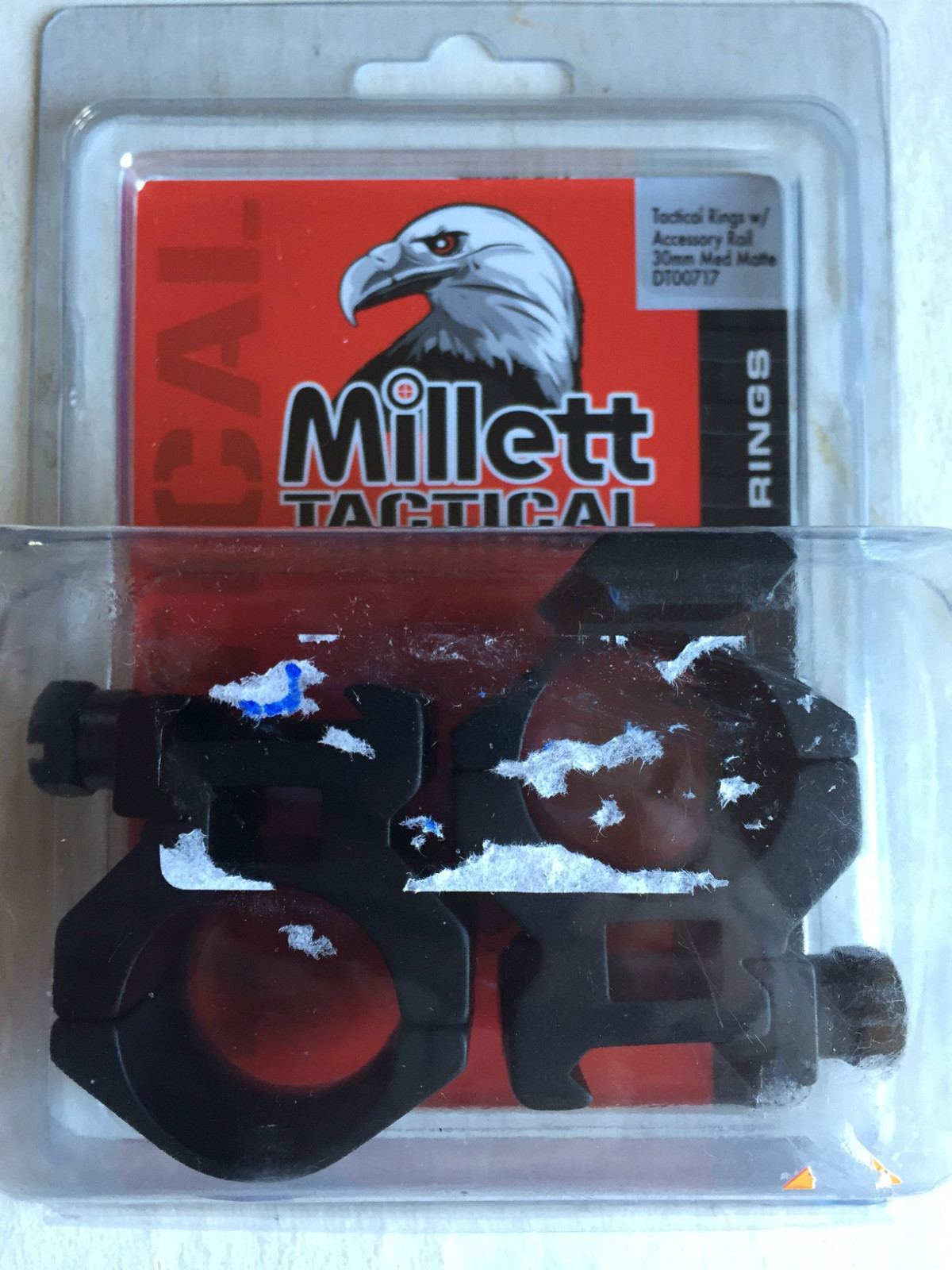 Millett 30mm Med Matte Tactical Rings w/Accessory Rail, DT00717 | eBay