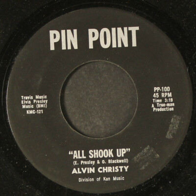 ALVIN CHRISTY: all shook up / sad song PIN POINT 7" Single 45 RPM | eBay