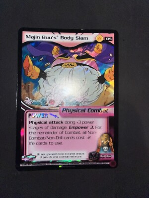 DBZ CCG Tcg MAJIN BUU'S BODY SLAM 135 HOLO FOIL RARE DRAGON BALL Z ...