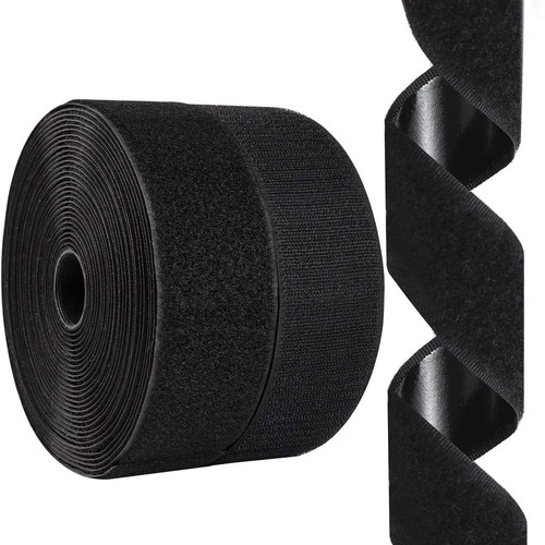 2 Inch x 26 Feet Hook and Loop Tape Sticky Back Fastener Roll, Nylon ...