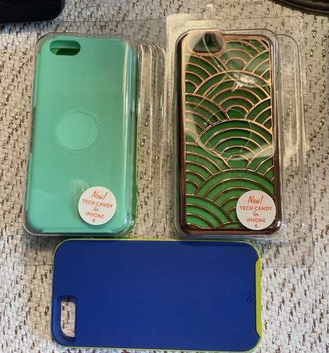 NEW 4 Tech Candy Silicone Cases W/ Copper Overlay & 1 Checkmate Case ...