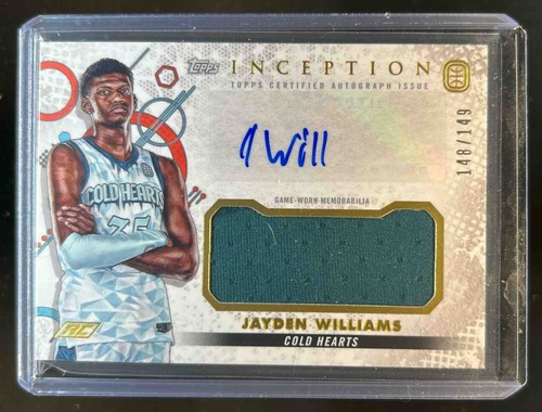 2022-23 Topps Inception OTE Jayden Williams Rookie Jersey Auto #/149 | eBay