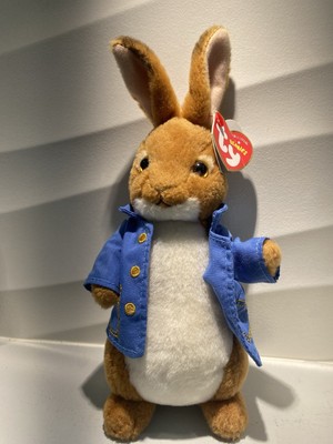 TY Beanie Baby Peter Rabbit (Peter Rabbit Movie) Plush Stuffed Animal ...