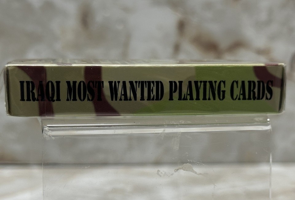 Iraqi Most Wanted Hoyle Camo Iraq Playing Cards 52 Card Deck USA Made ...