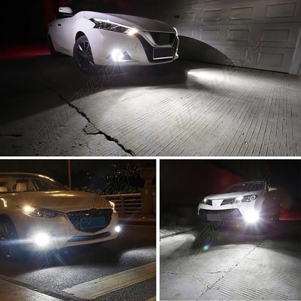 9005 H11 LED Headlight KIT Combo Bulbs 10000K High&Low Beam Super ...