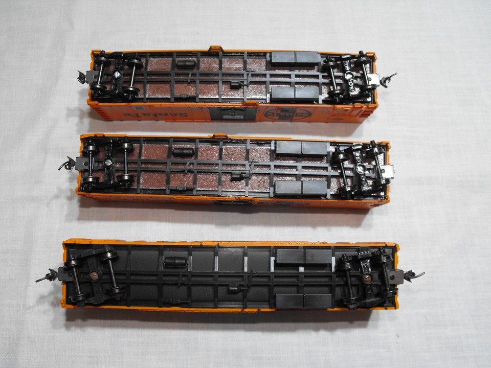 HO- 3 SANTA FE (SFRC) REEFER BOXCARS-estate- C7 (#s 2512, 2106, 1801 ...