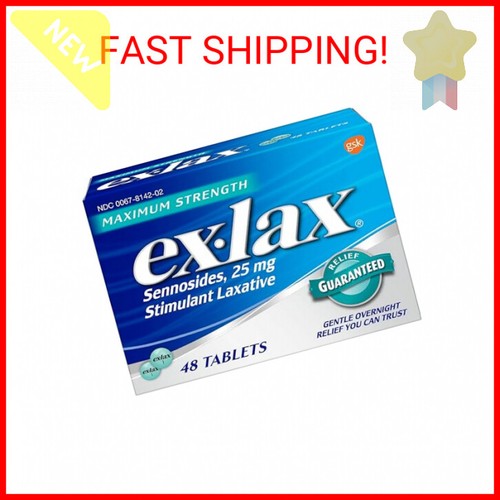 ex-lax Maximum Strength Stimulant Laxative Constipation Relief Pills ...