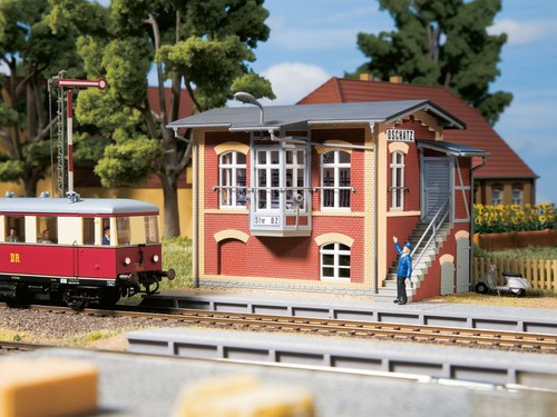 SIGNAL BOX OSCHATZ HO Gauge Auhagen kit 11411 | eBay
