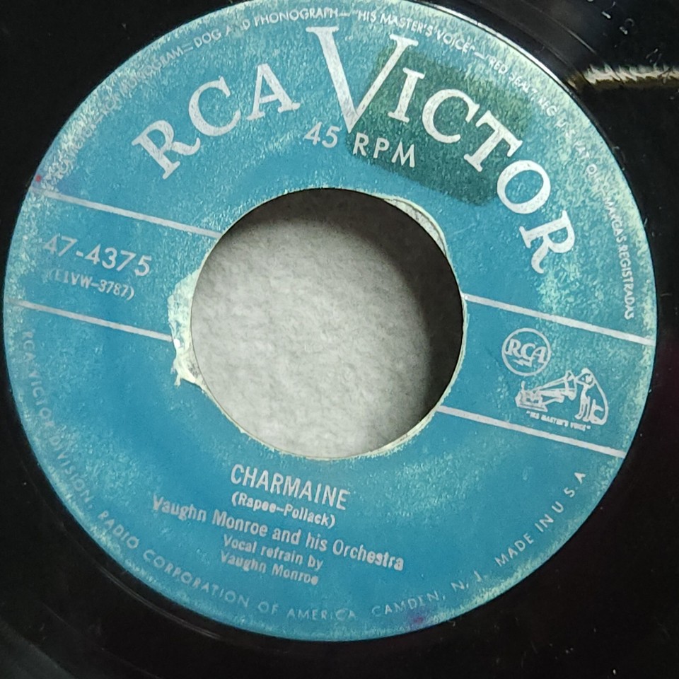Vaughn Monroe And His Orchestra Once Charmaine 45 rpm 1951 | eBay