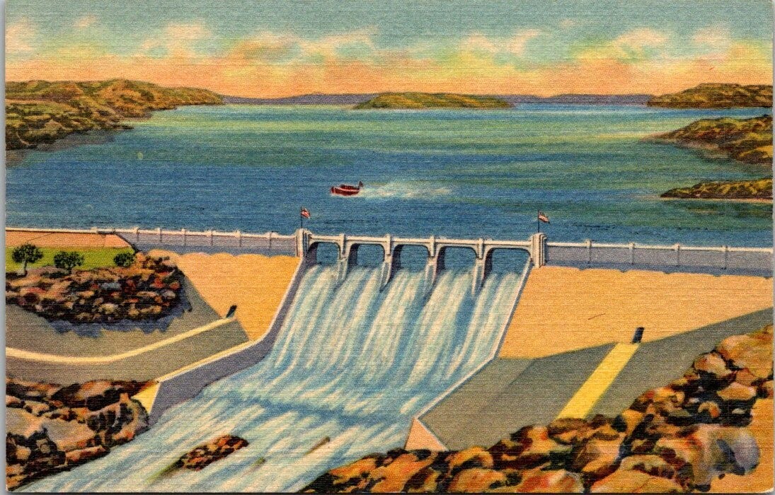 Postcard Conchas Dam Reservoir Conchas Dam New Mexico | eBay