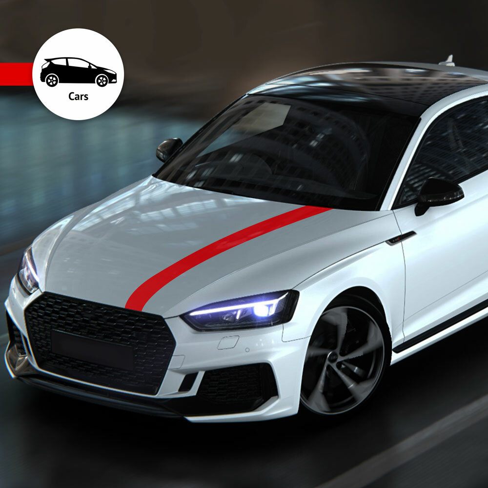 Trim Stripes Adhesive Strips for Car, Red, 100 MM X 10 MT | eBay Australia