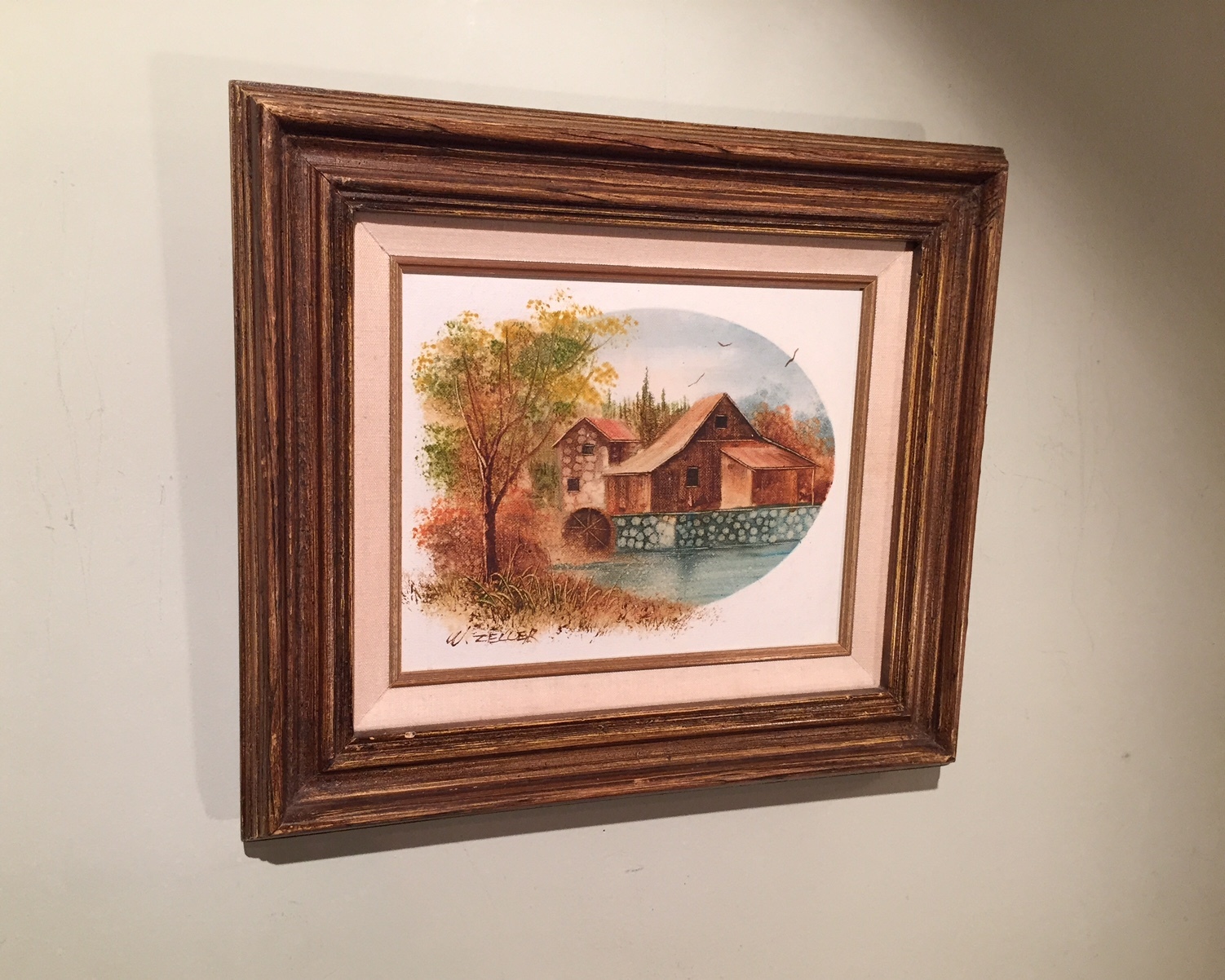 W. Zeller Signed Original Painting Excellent Condition Listed Artist ...