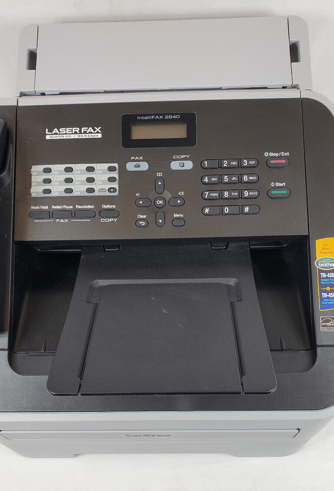Brother IntelliFAX 2840 Laser Fax Machine and Copy Fax | eBay