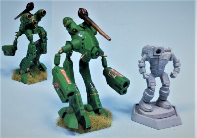 Robotech version of Battletech painted miniature Unseen Marauder ...