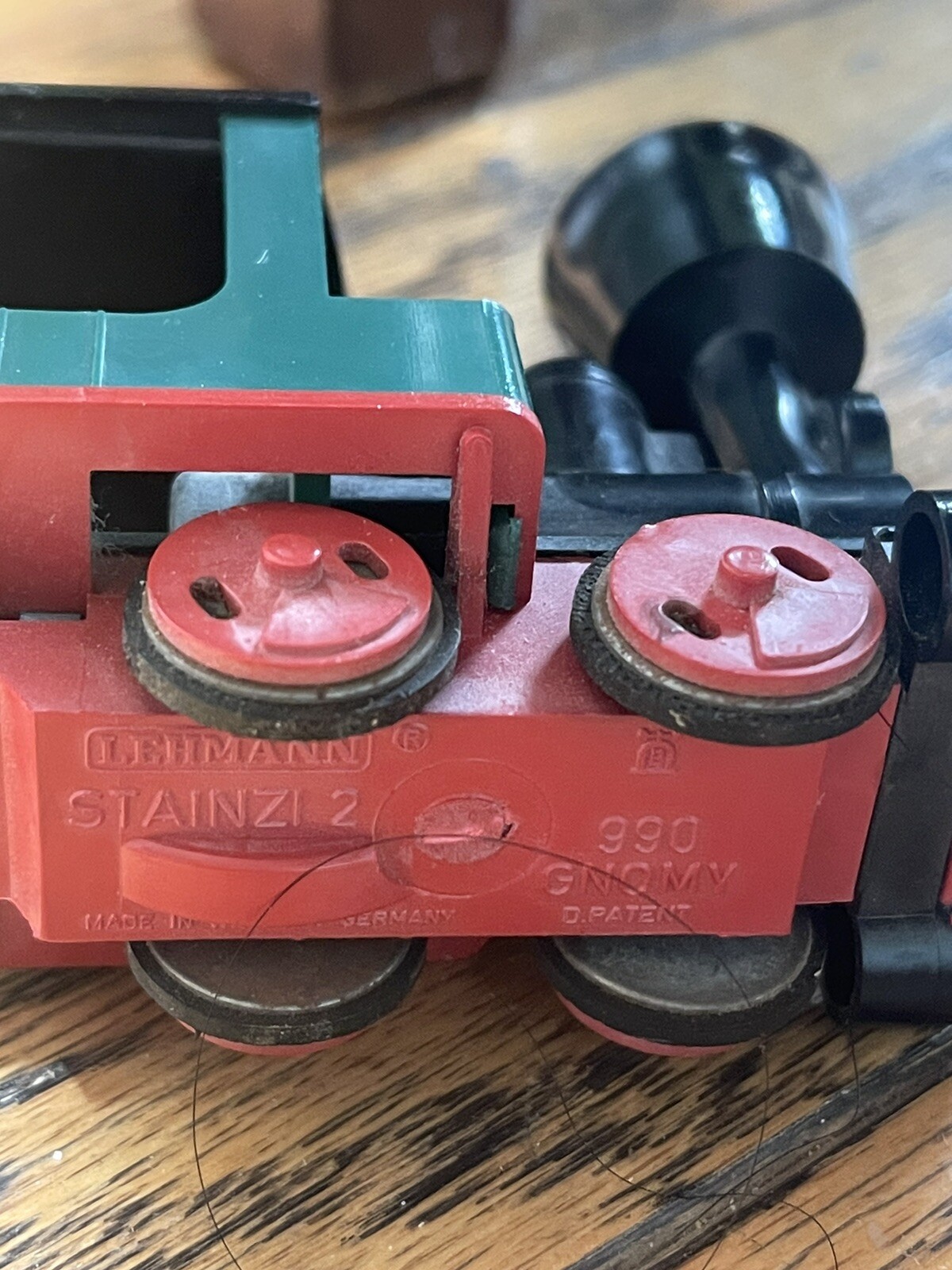 Vintage Lehmann Stainzi 2 West Germany Train 990 Gnomy LGB Railroad Red ...