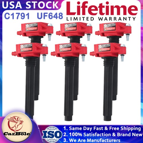 6 High Performance Ignition Coils UF648 For for Chrysler 300 Dodge ...