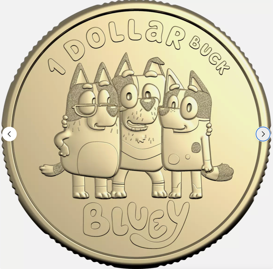 AUSTRALIA BLUEY $1 Dollar Bucks 2024 10 Coin Full Set (Uncirculated ...
