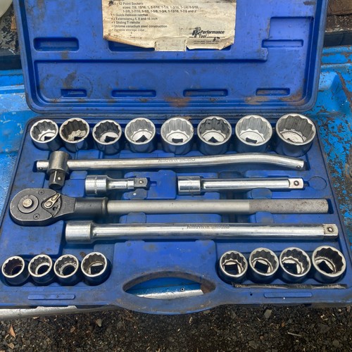 Performance Tool 21 Pc 3/4 Drive Socket Set | eBay