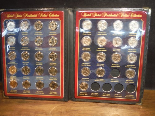 36 Coins US Presidential Dollar - Coin Album- Book | eBay