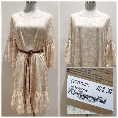 Brand New With Tags Gorman x Camilla Perkins “Coil Spoils” Dress Sz 10 ...