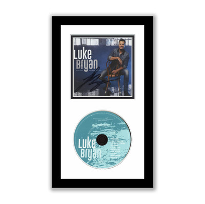 Luke Bryan Autographed Signed Framed CD Born Here Live Here Die Here ...