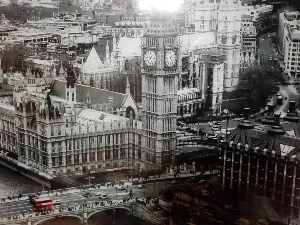 London-Bild (Fotografie) mit Glasabdeckung - 120 x 80 cm (Neu in ...