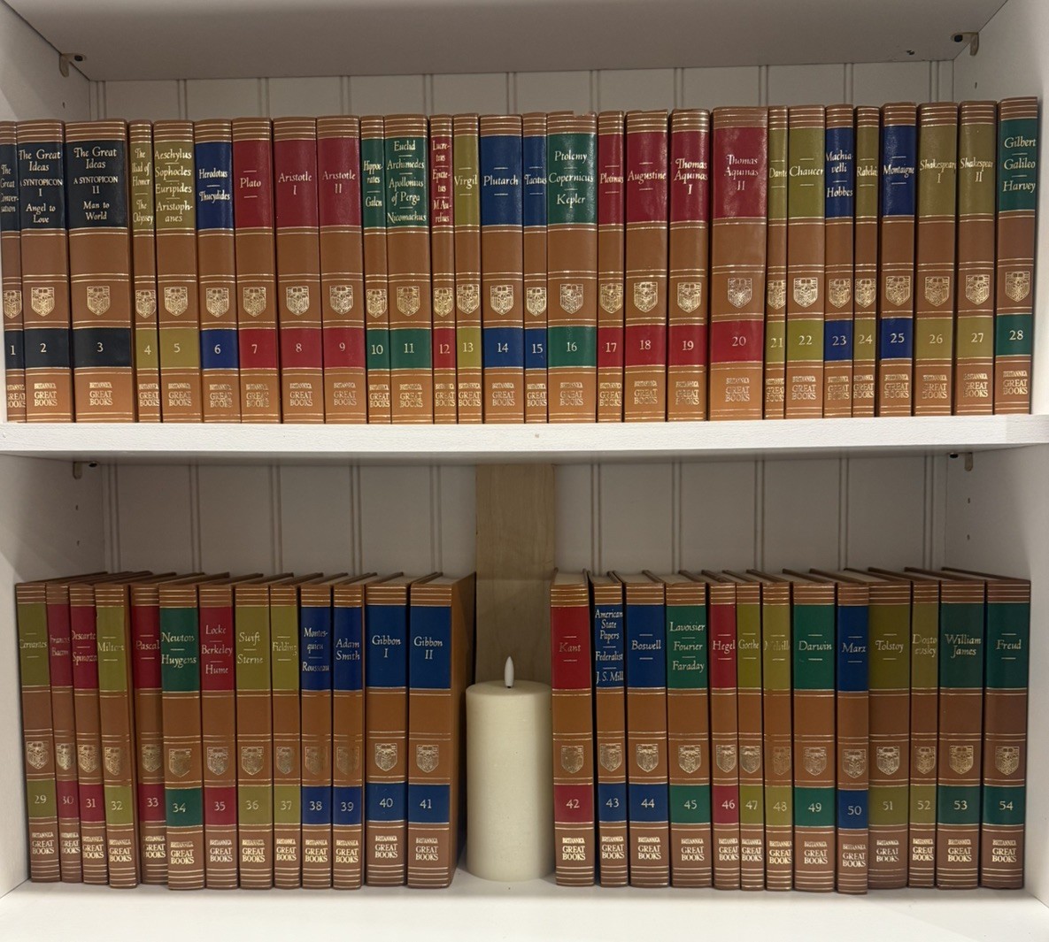 🌟Vtg 1952 Britannica Great Books of the Western World COMPLETE SET ...