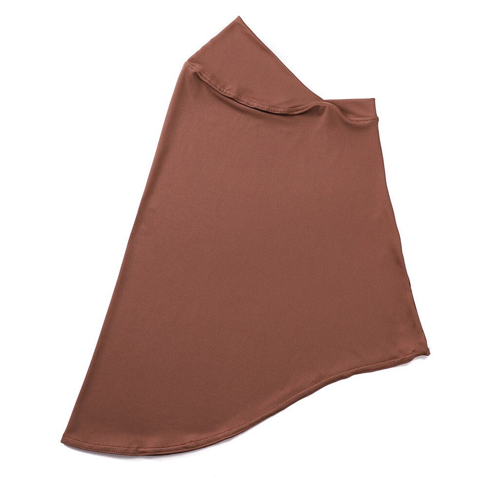 Solid Color Headscarf Inner Hijab Turban Muslim Women Headwraps ...