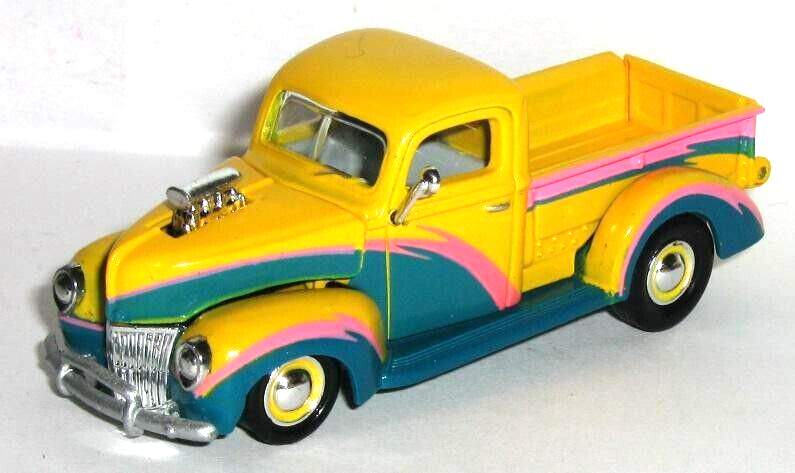1/64 = BLOWN 1940 40 FORD STEPSIDE / HOOD & TAILGATE OPEN / Diecast ...