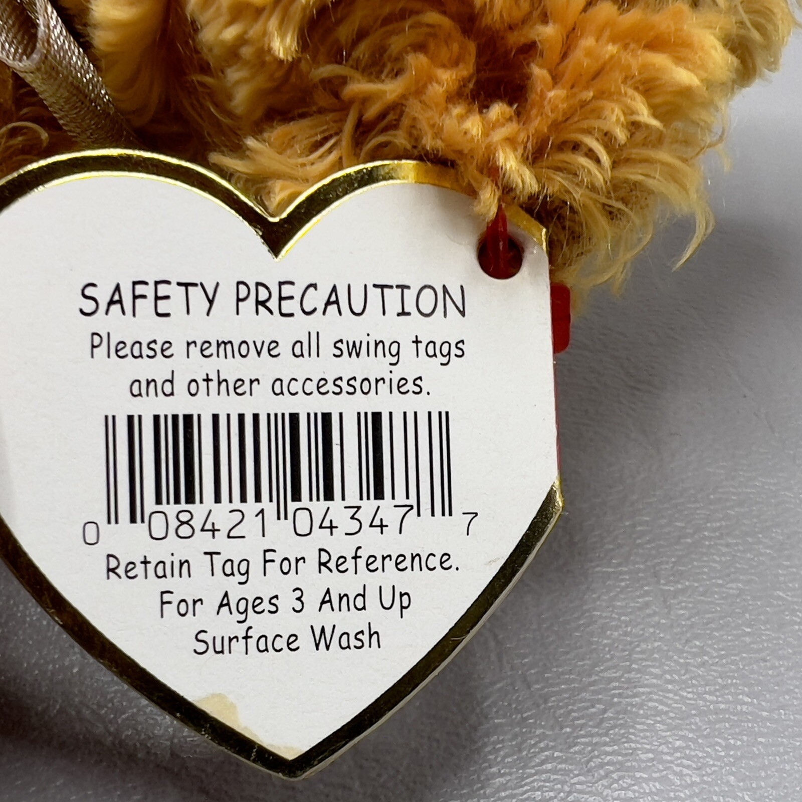 TY Teddy Original Beanie Babies DOB January 20 2002 Teddy Bear Plush ...