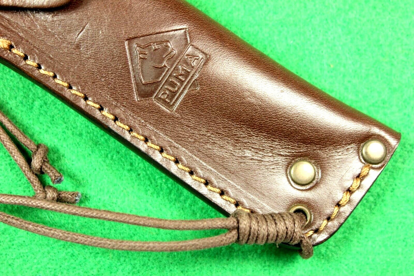 PUMA Skinner No. 6393 PUMASTER Steel Made Germany w/ Puma Leather ...