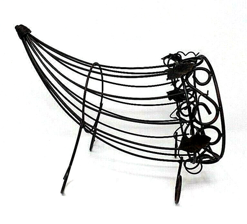 Metal Cornucopia Horn Of Plenty Basket Thanksgiving Fall Table Decor ...