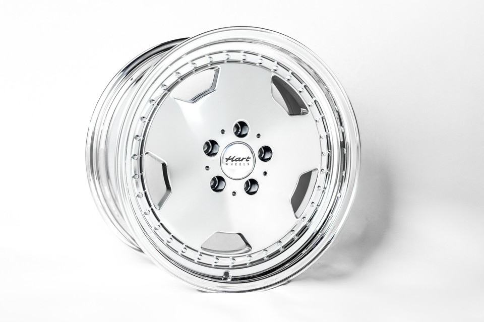 4X 18" 5X112 HART Wheels HR90 Chrome Wheels Fits For: Mercedes E S SL ...